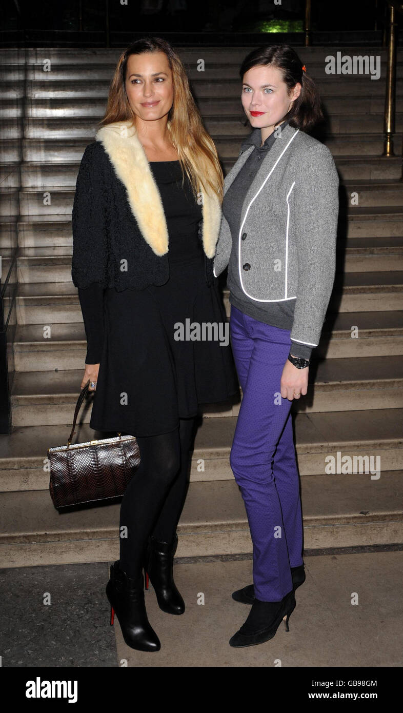 Yasmin Le Bon (left) and Jasmine Guinness attend the Victorian-themed ...