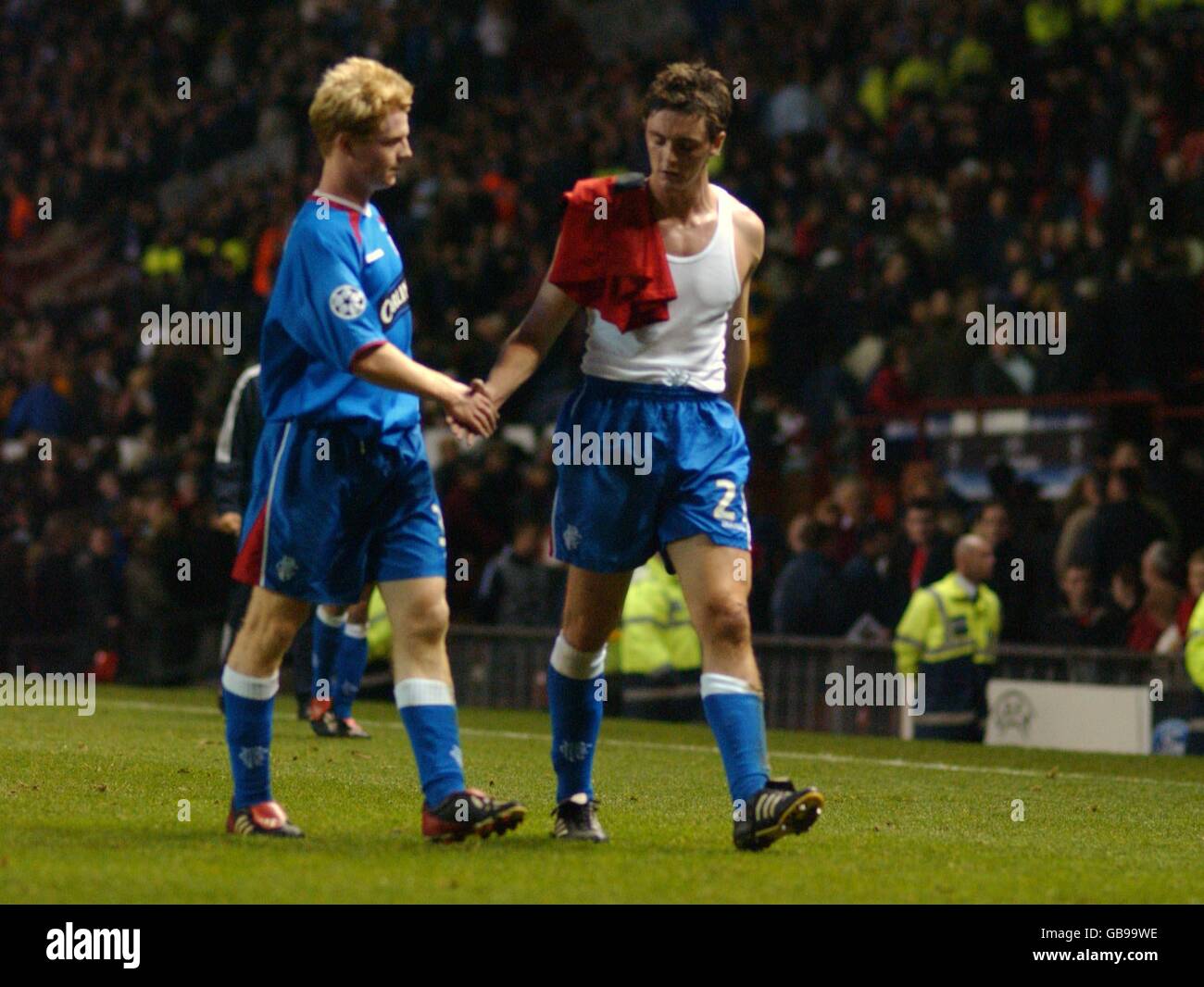 Soccer - UEFA Champions League - Group E - Manchester United v Rangers ...