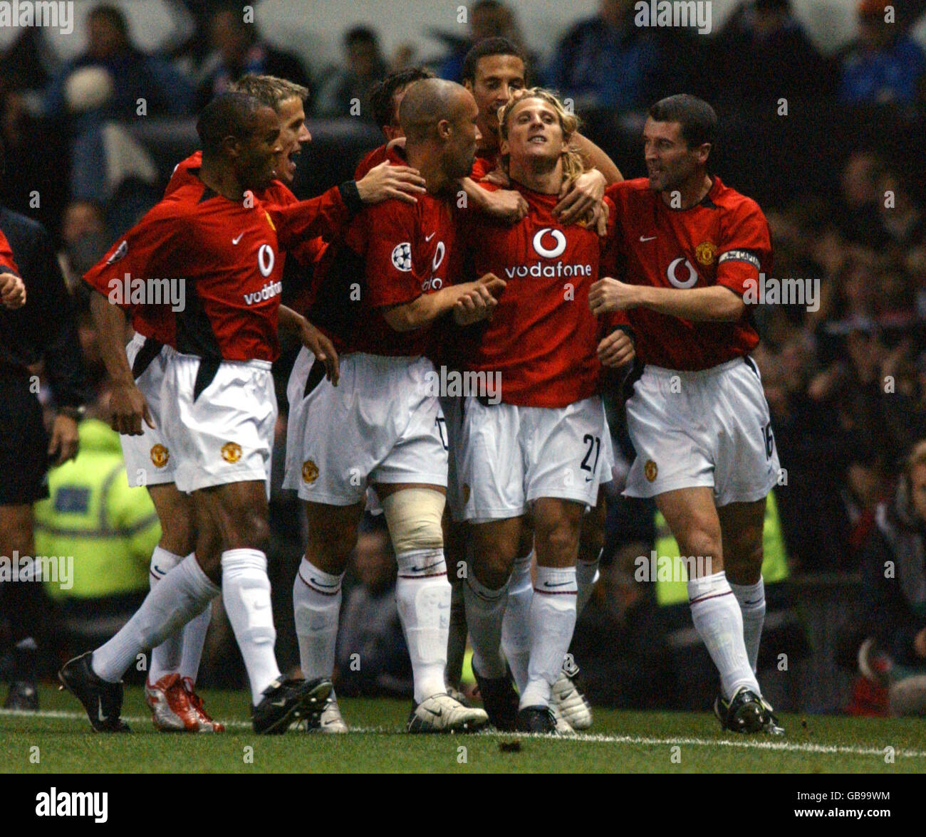 Soccer - UEFA Champions League - Group E - Manchester United v Rangers ...