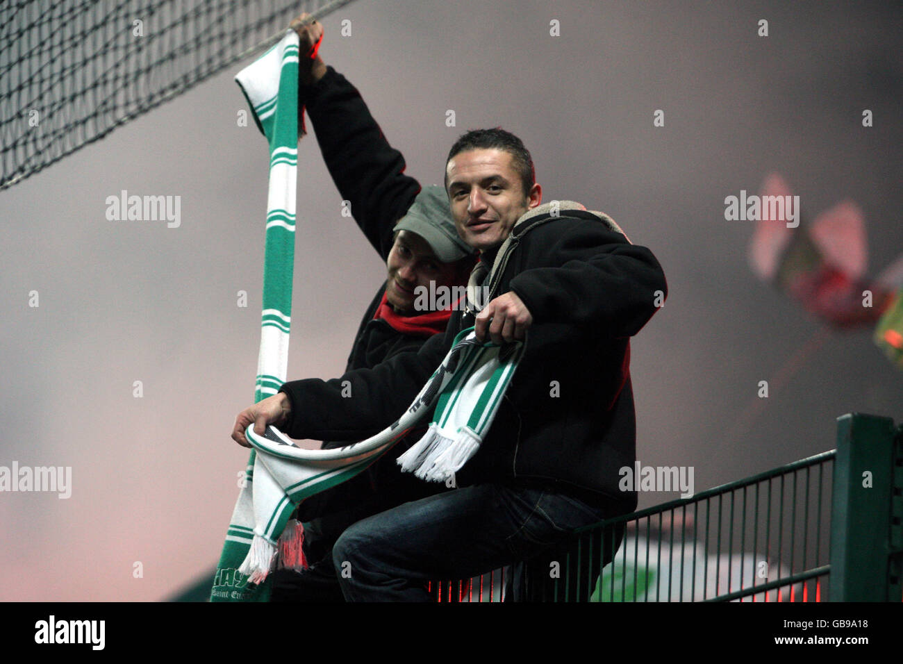 Rosenborg fans cheer on their team hi-res stock photography and images ...