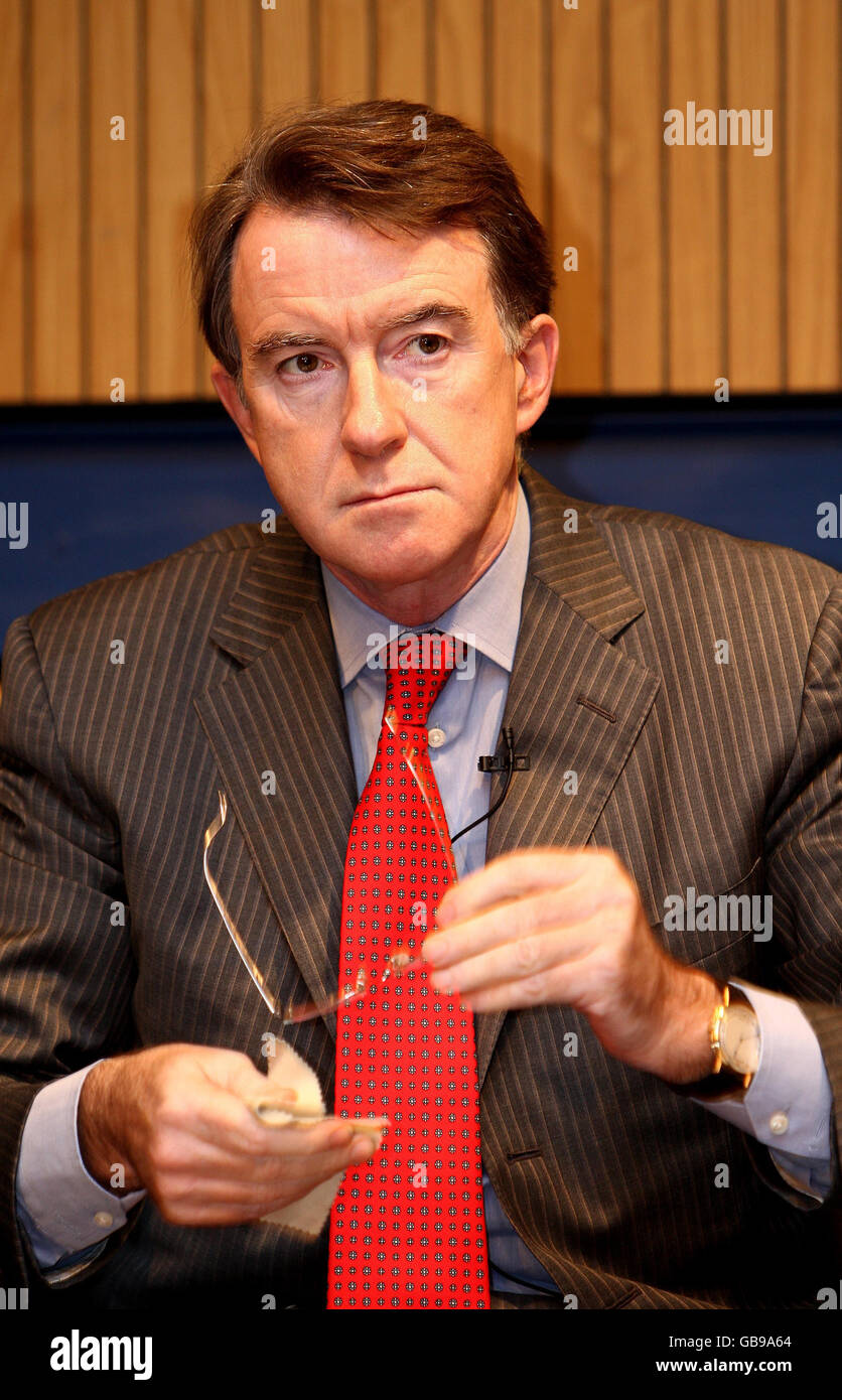 Lord mandelson hi-res stock photography and images - Alamy