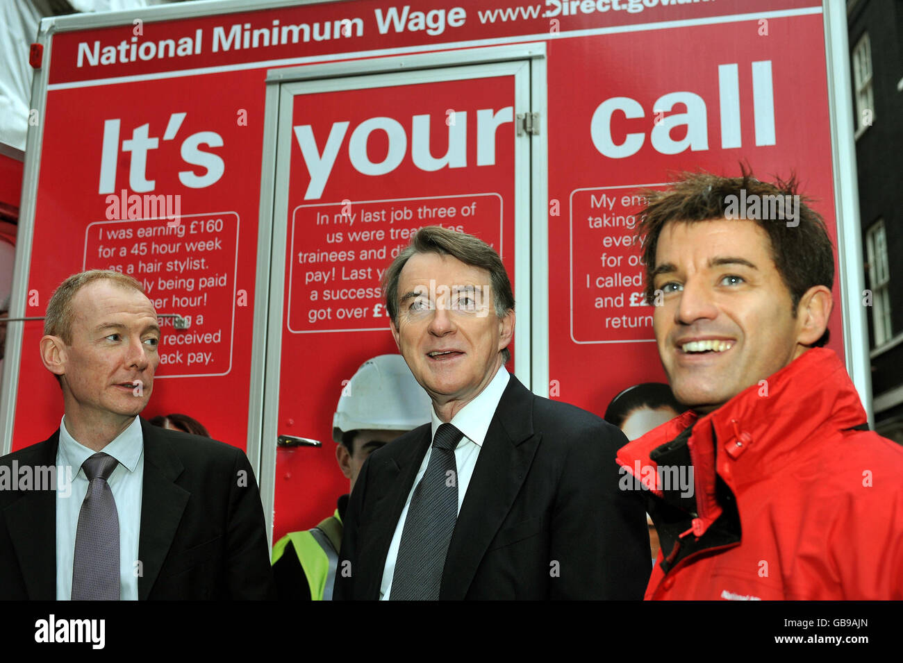 Minimum wage campaign Stock Photo - Alamy