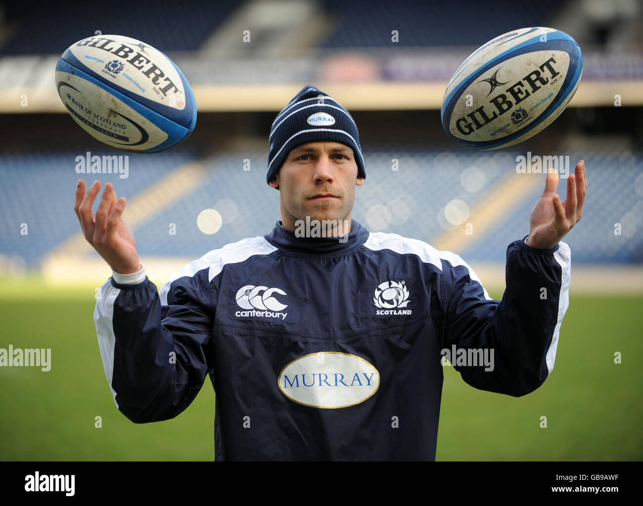 Scotlands simon poses for photographers following press conference at ...