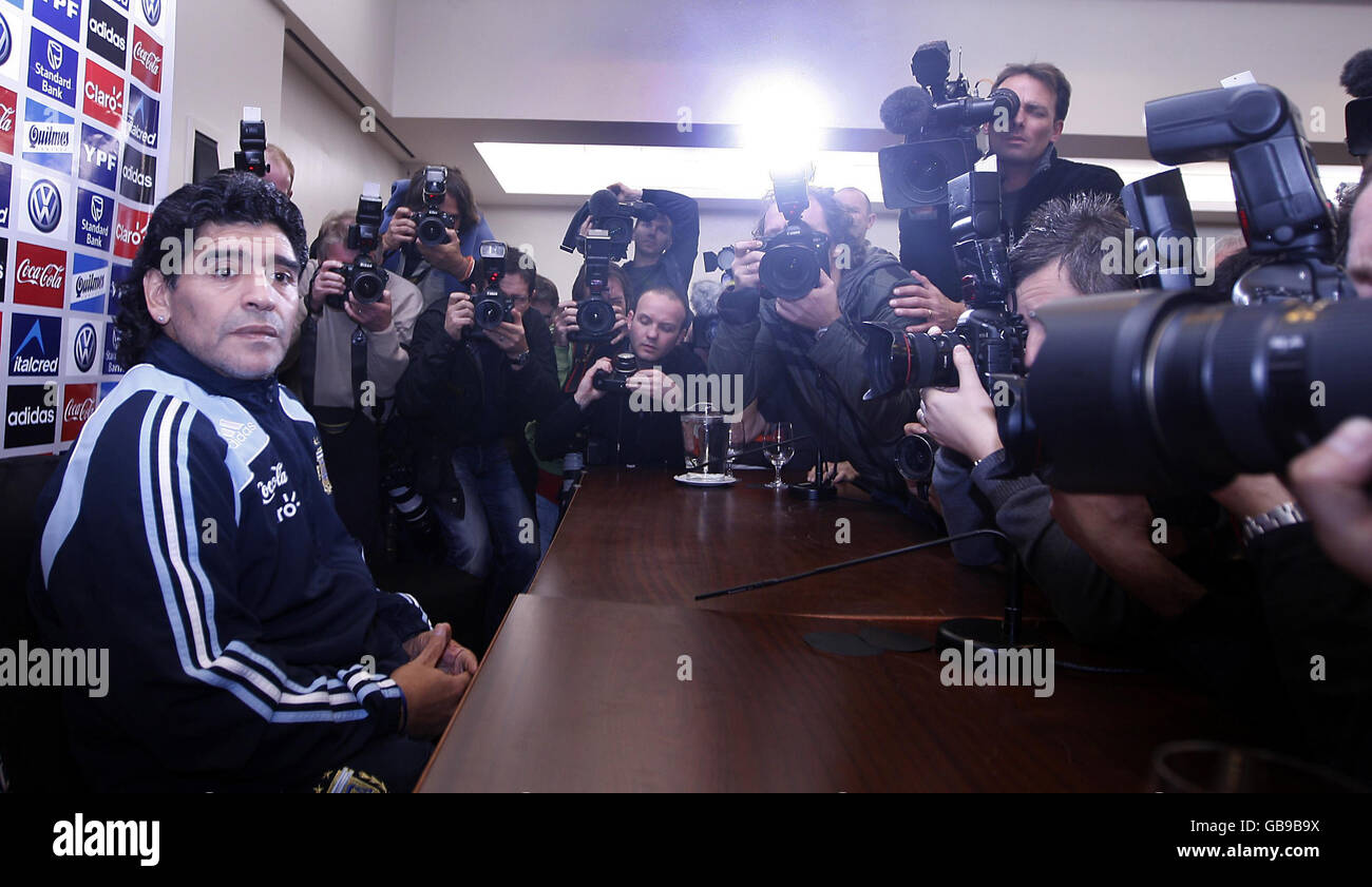 Soccer - Argentina Press Conference - Radisson Hotel Stock Photo - Alamy