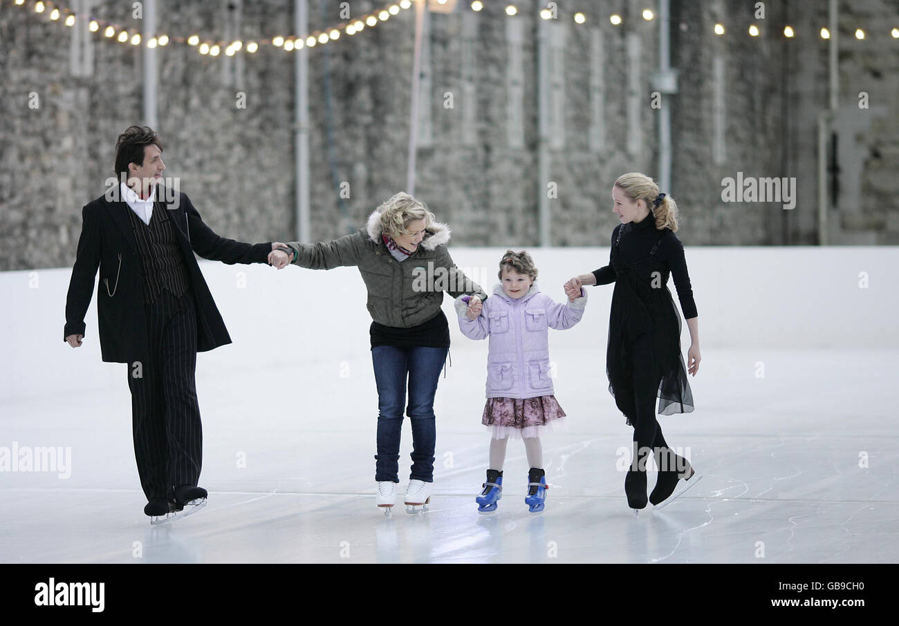 Tower of London Ice Rink Opening Night - London Stock Photo - Alamy