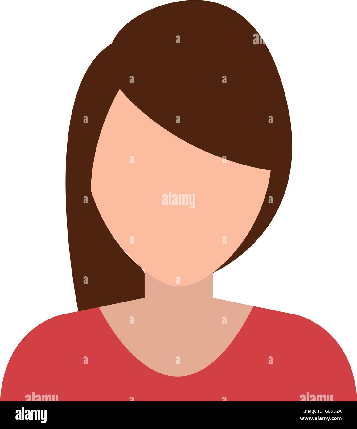 Young and elegant woman avatar profile Stock Vector Image & Art - Alamy