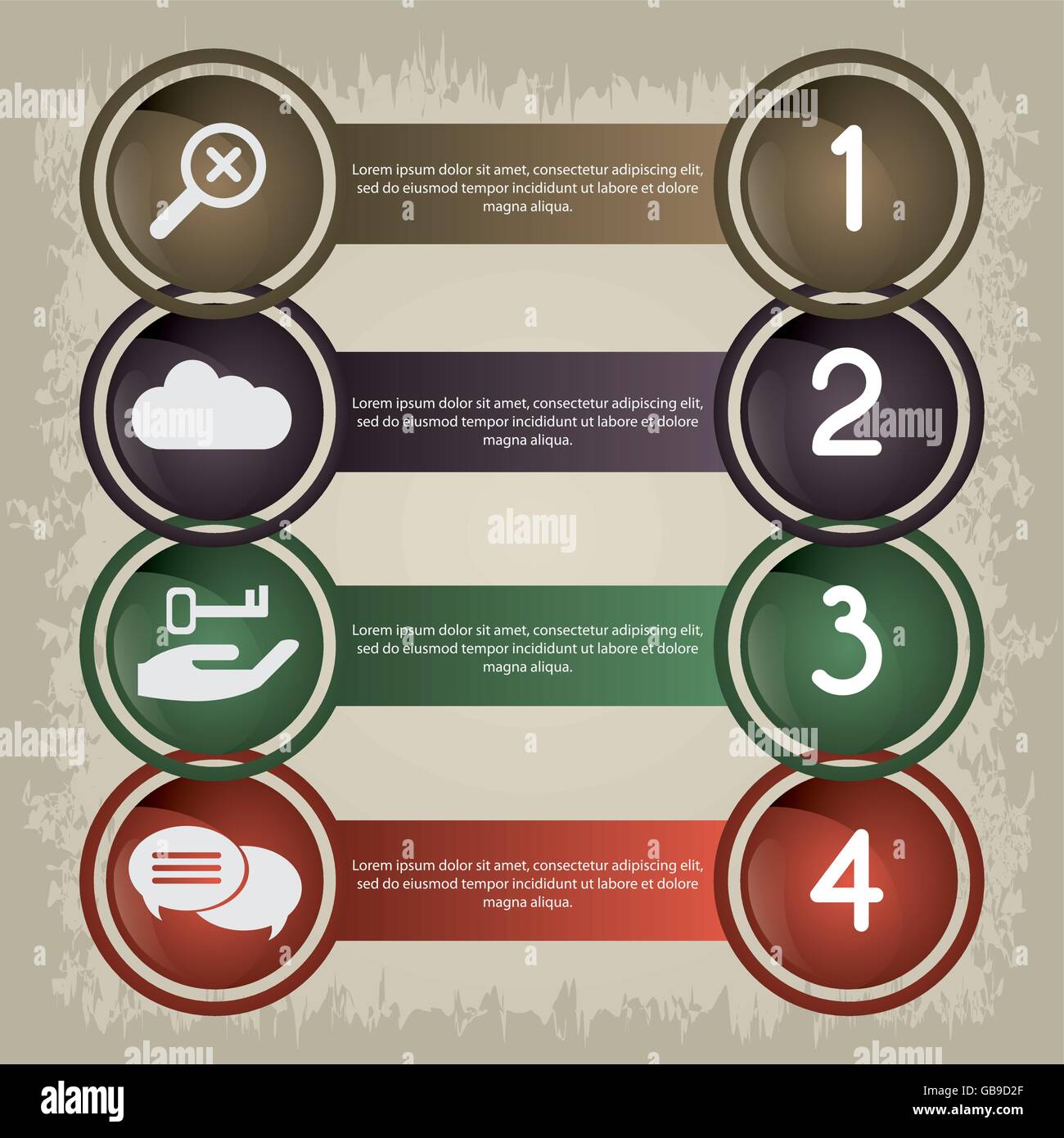 Infographics icon. Retro design. Vector graphic Stock Vector Image ...