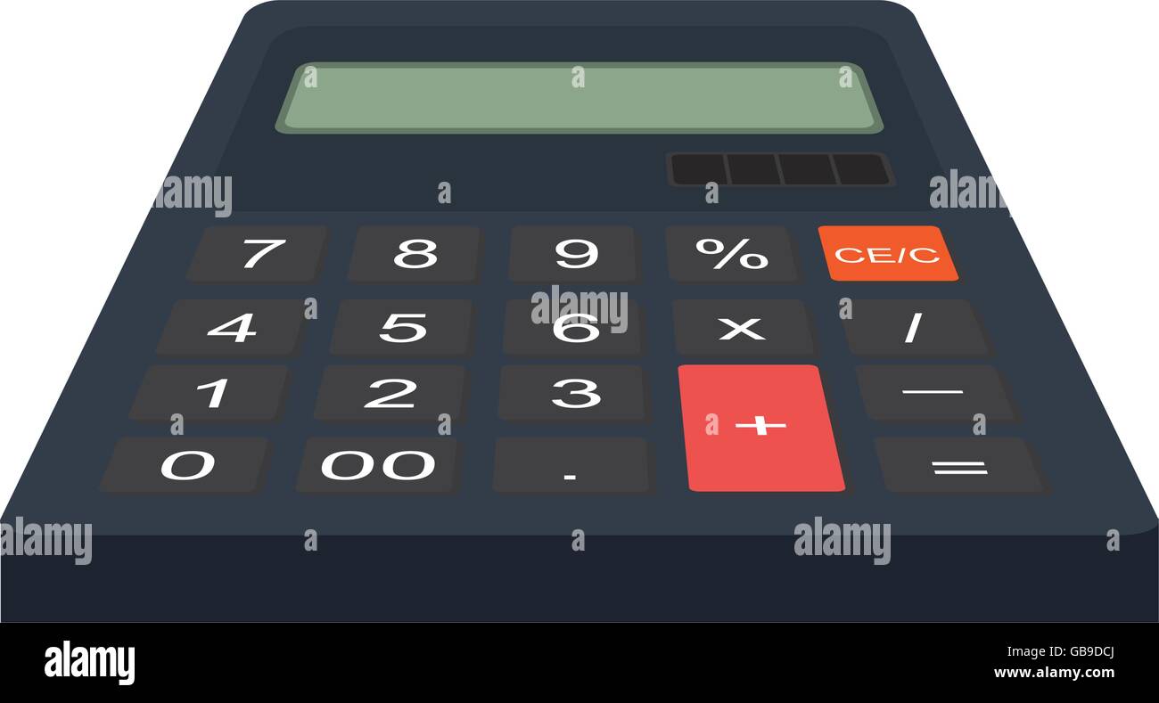 Calculator isolated flat colorful icon Stock Vector Image & Art - Alamy