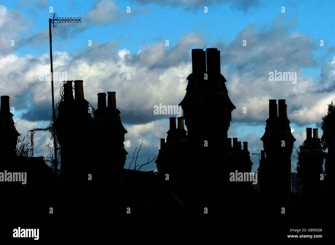 Urban Stock: Victorian chimney stacks in east London Stock Photo - Alamy