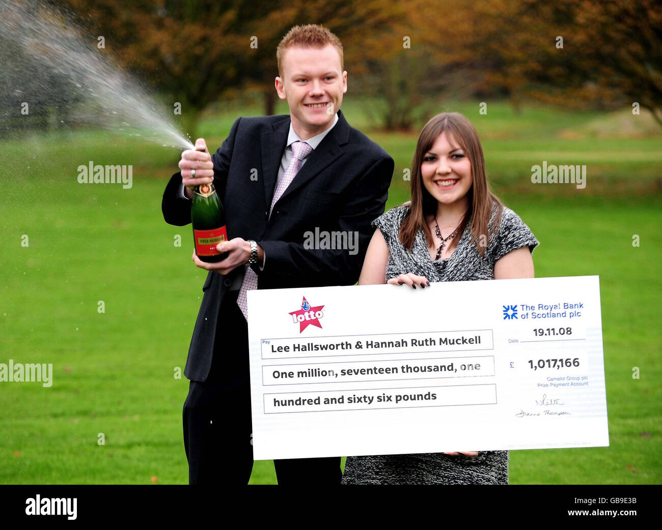 Students win Lottery Stock Photo - Alamy