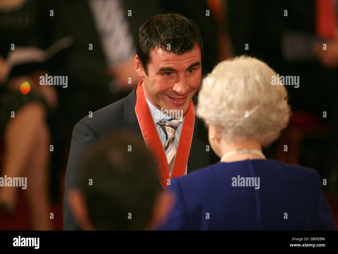 Undefeated world champion boxer Joe Calzaghe, 36, receives a CBE for ...