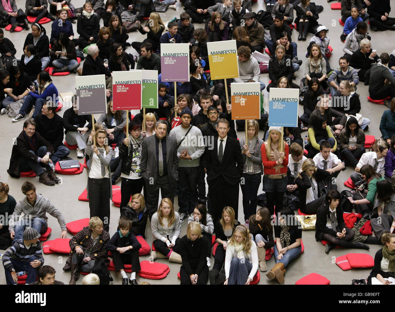 Tate modern presents manifesto creative britain hi-res stock ...