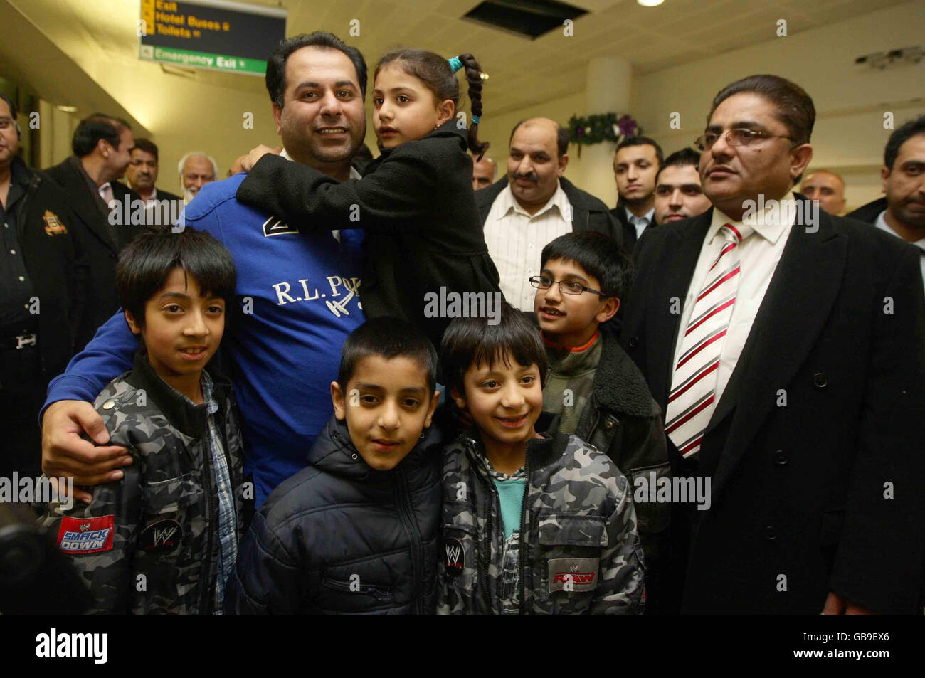 British MEP arrives back in UK Stock Photo - Alamy