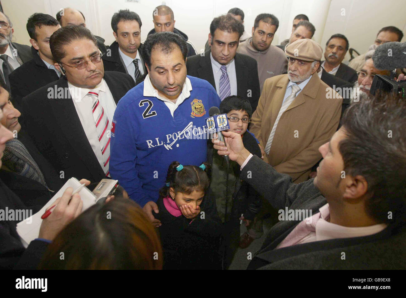 British MEP arrives back in UK Stock Photo - Alamy