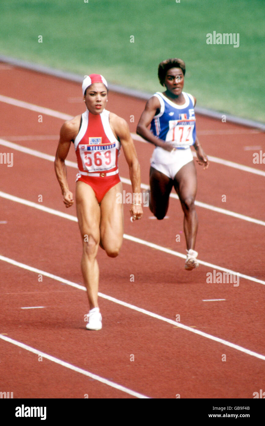 Florence griffith joyner olympics hi-res stock photography and images ...