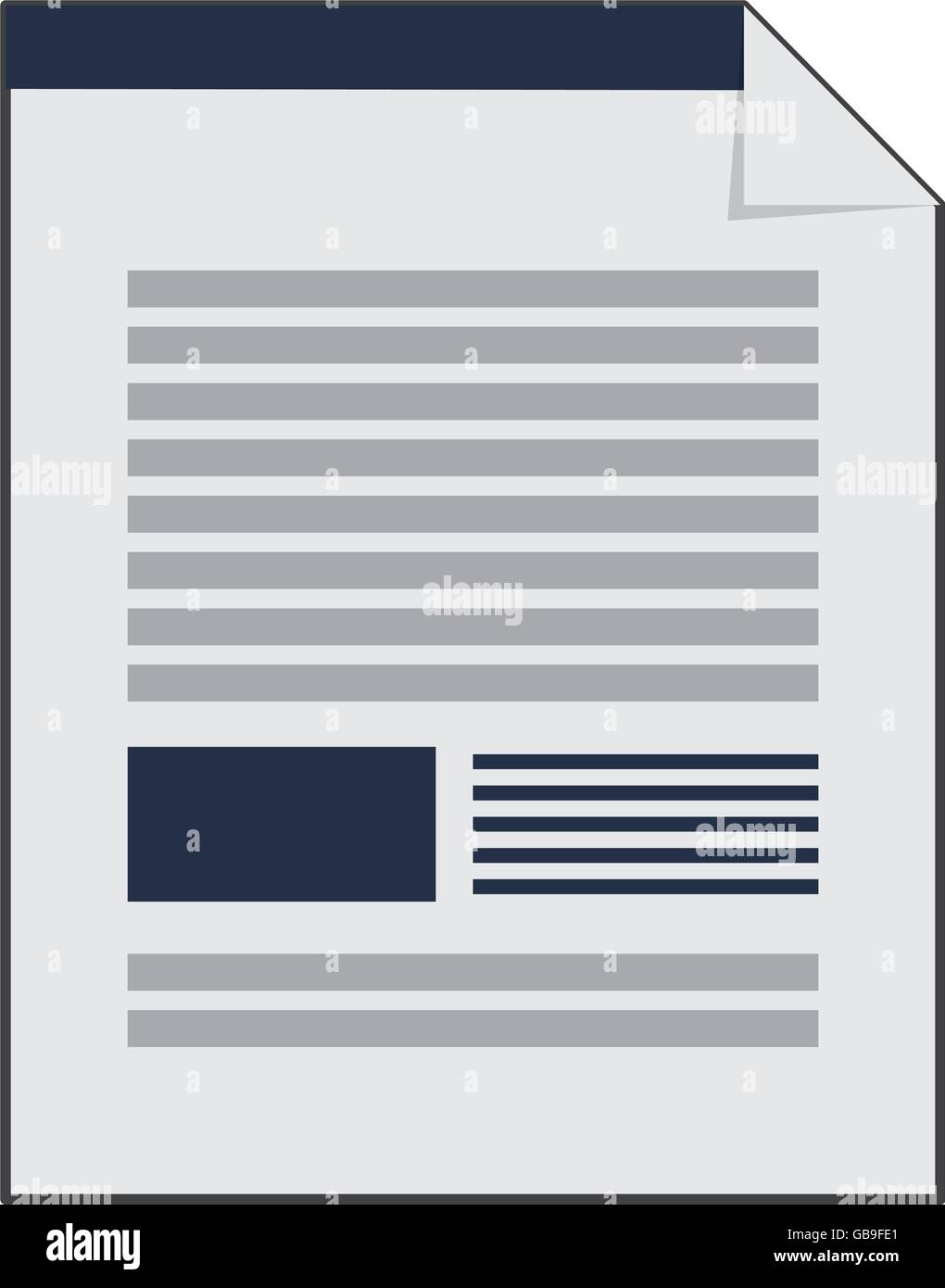 lined document Icon Stock Vector Image & Art - Alamy