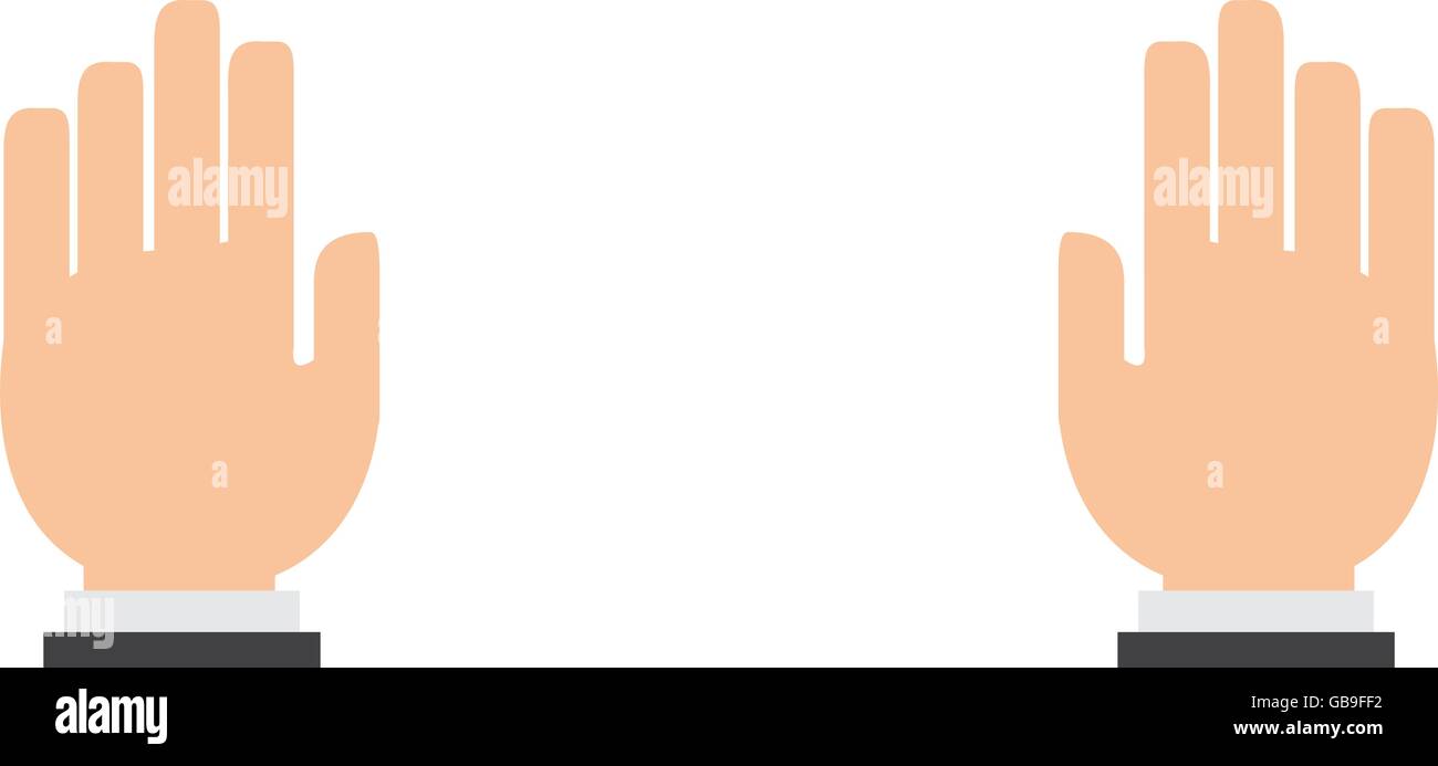 two hands icon Stock Vector Image & Art - Alamy