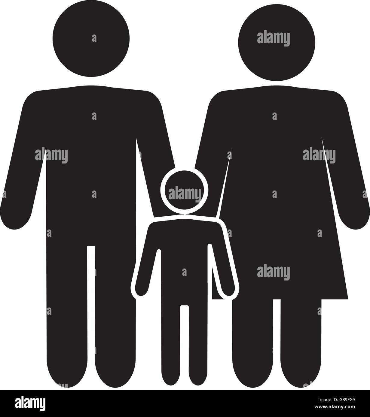 conventional family icon Stock Vector Image & Art - Alamy