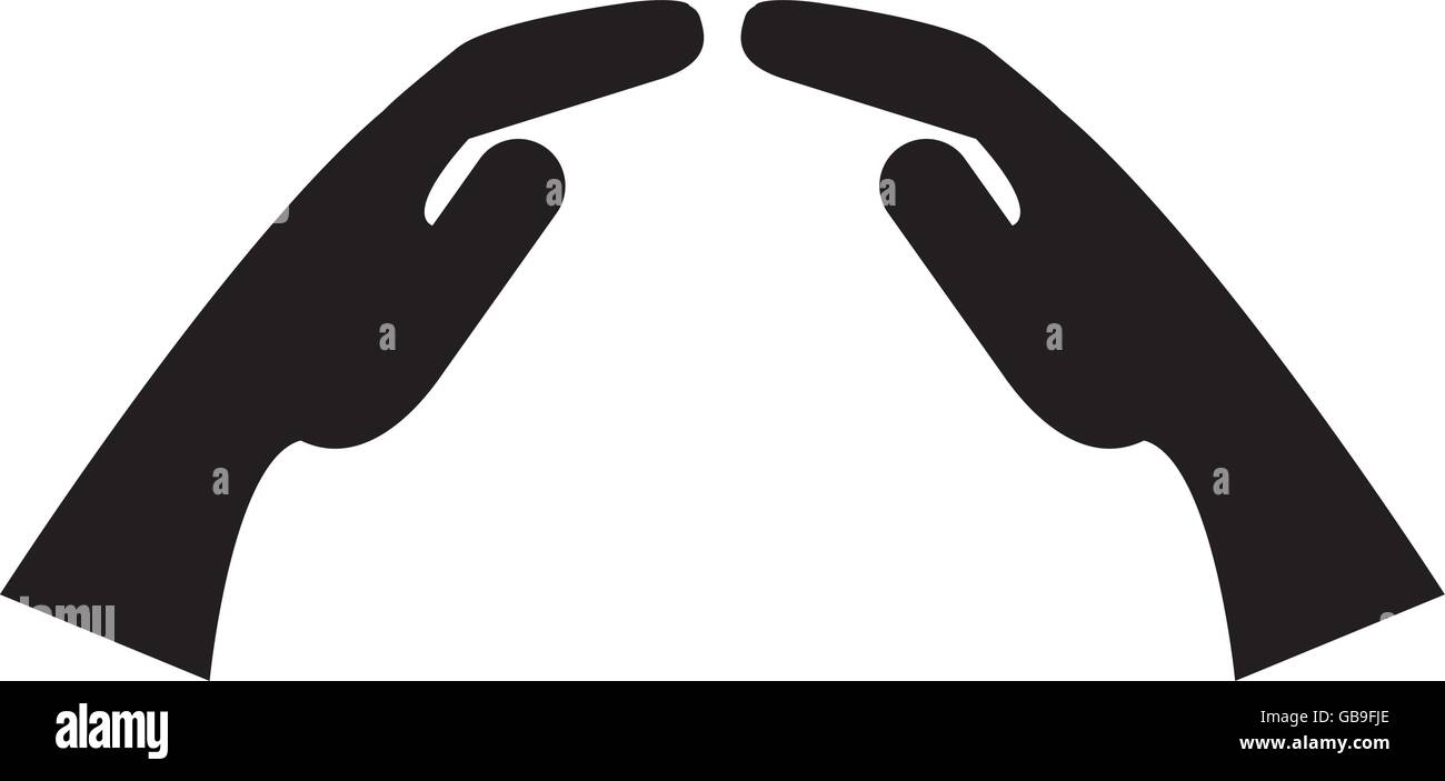 two hands icon Stock Vector Image & Art - Alamy