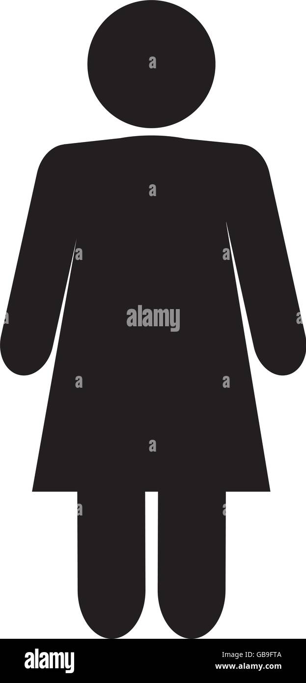 woman pictogram icon Stock Vector Image & Art - Alamy