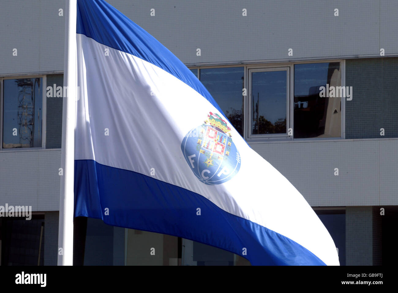 Porto flag outside the stadium hi-res stock photography and images - Alamy