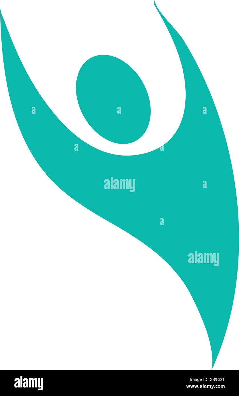abstract human with open arms icon Stock Vector Image & Art - Alamy