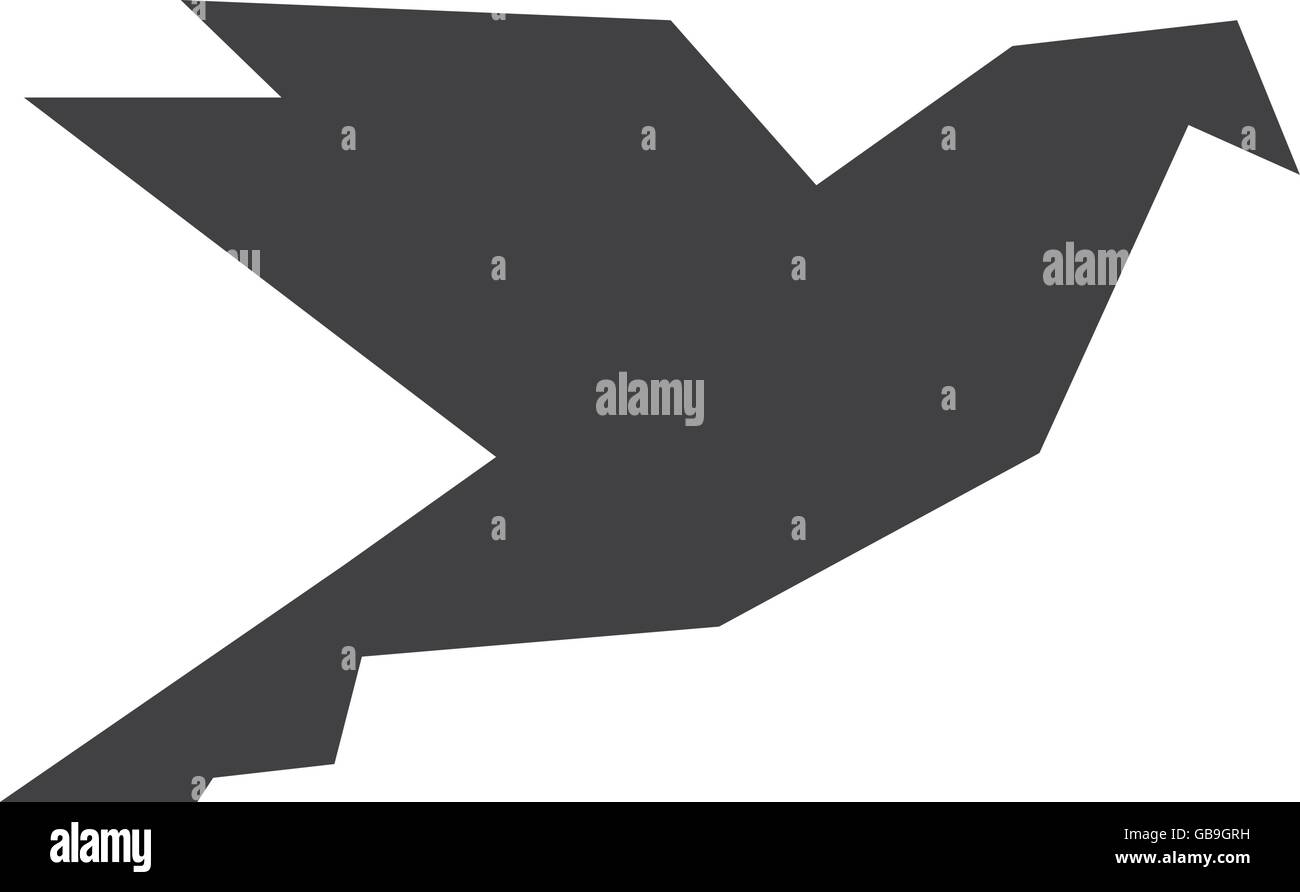 origami bird icon Stock Vector Image & Art - Alamy