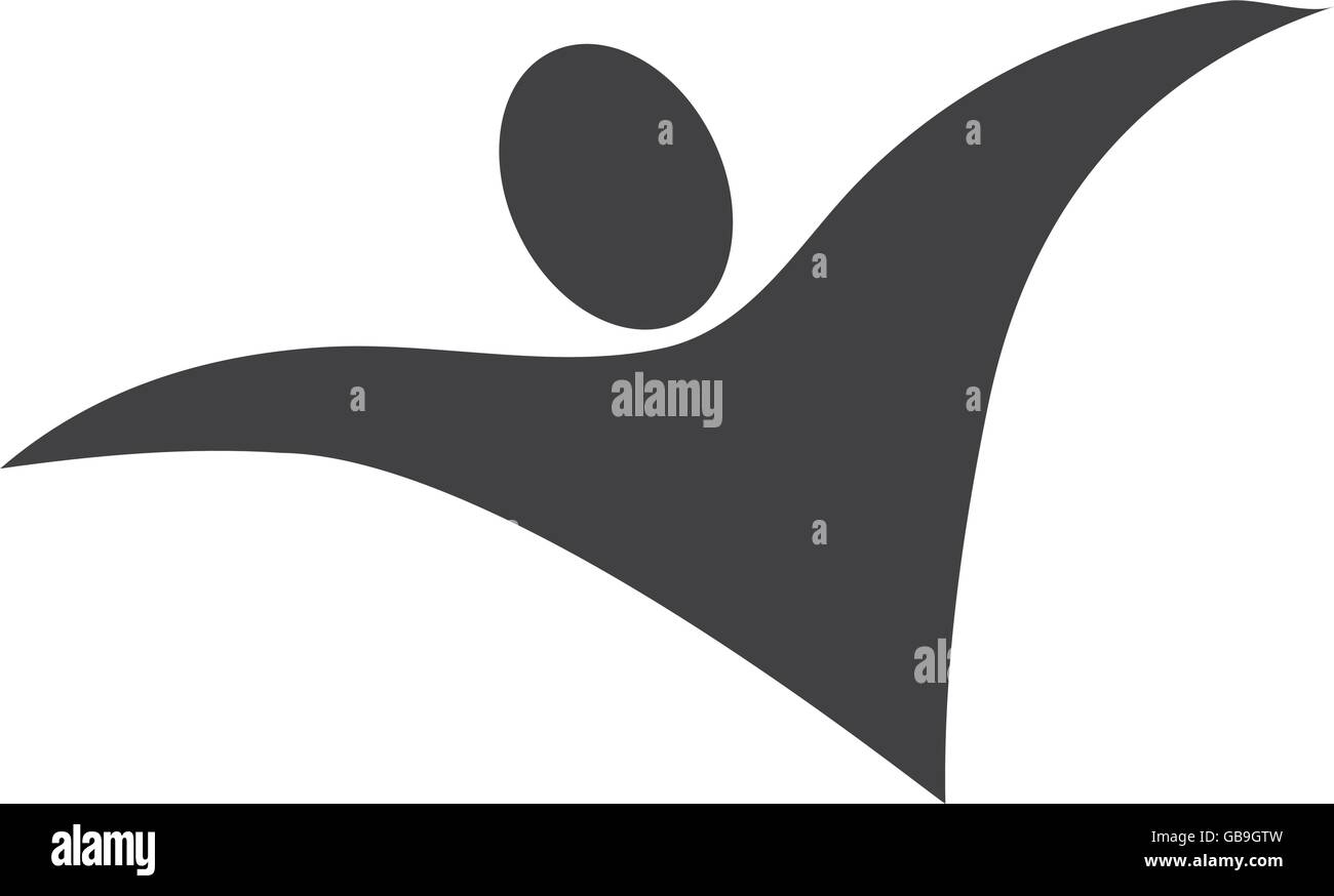 abstract human with open arms icon Stock Vector Image & Art - Alamy