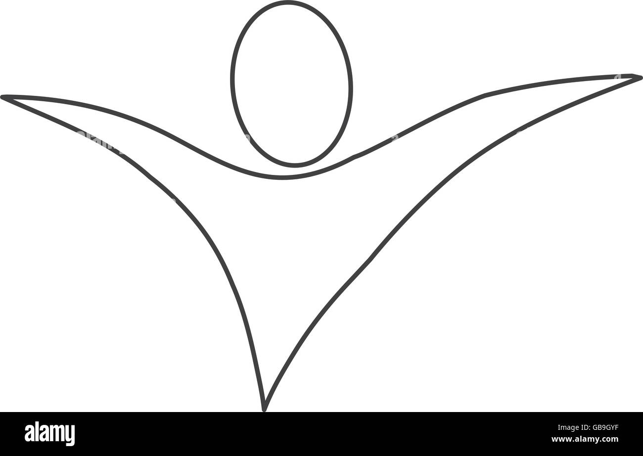 Dance connection symbol Stock Vector Images - Alamy