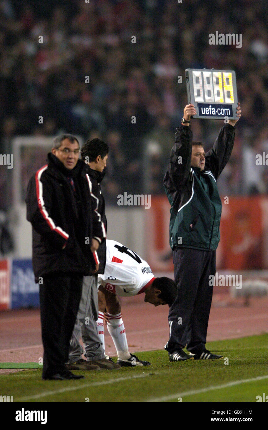 Official football signals hi-res stock photography and images - Alamy