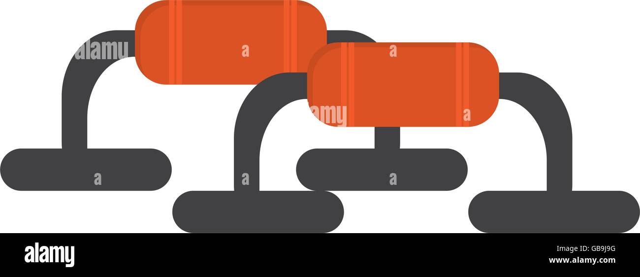 push up bars icon Stock Vector Image & Art - Alamy