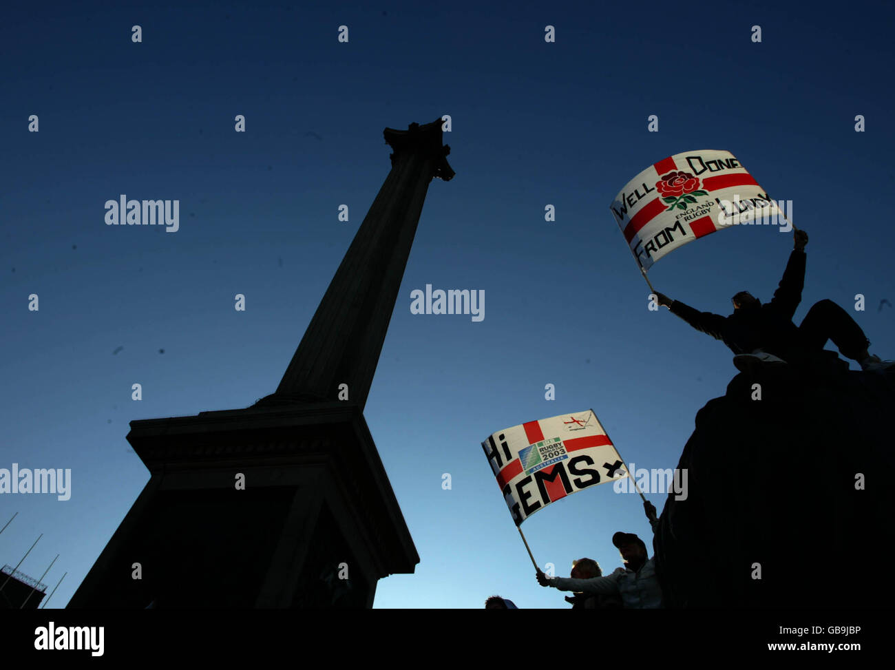 Rugby Union - World Cup 2003 - England Victory Parade. England fans ...