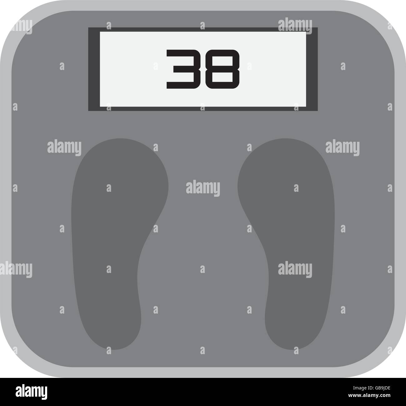 digital weight scale icon Stock Vector Image & Art - Alamy