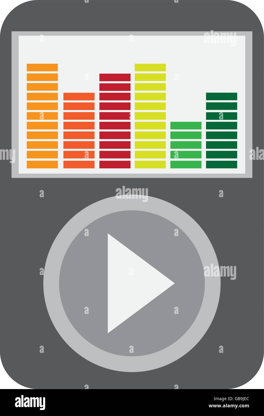 music player icon Stock Vector Image & Art - Alamy