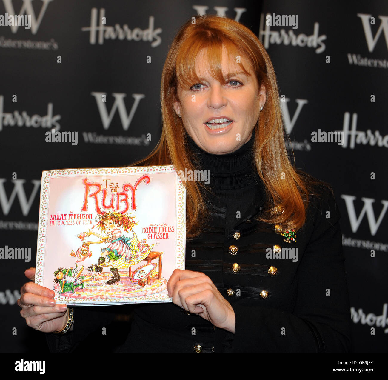 The Duchess of York with her new children's book Tea for Ruby at ...