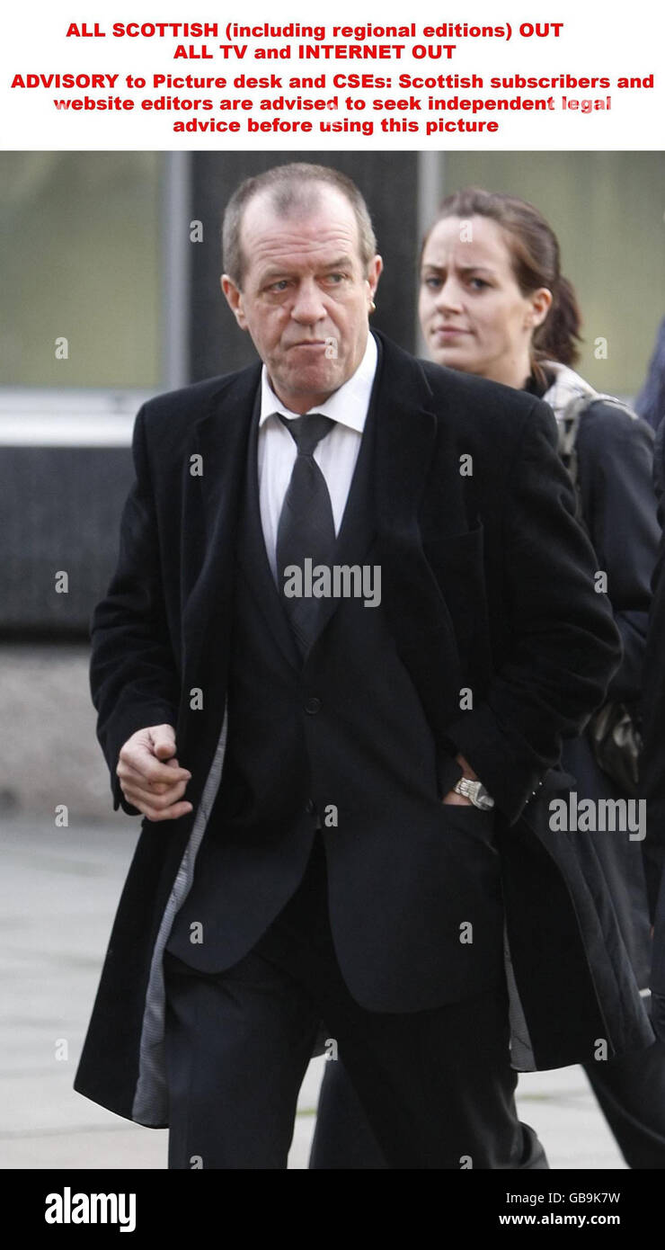 Michael Hamilton, father of murdered schoolgirl Vicky Hamilton, arrives ...