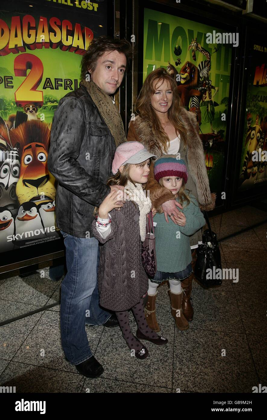 Richard Hammond, his wife Amanda Etheridge and daughters Izzy (Front ...