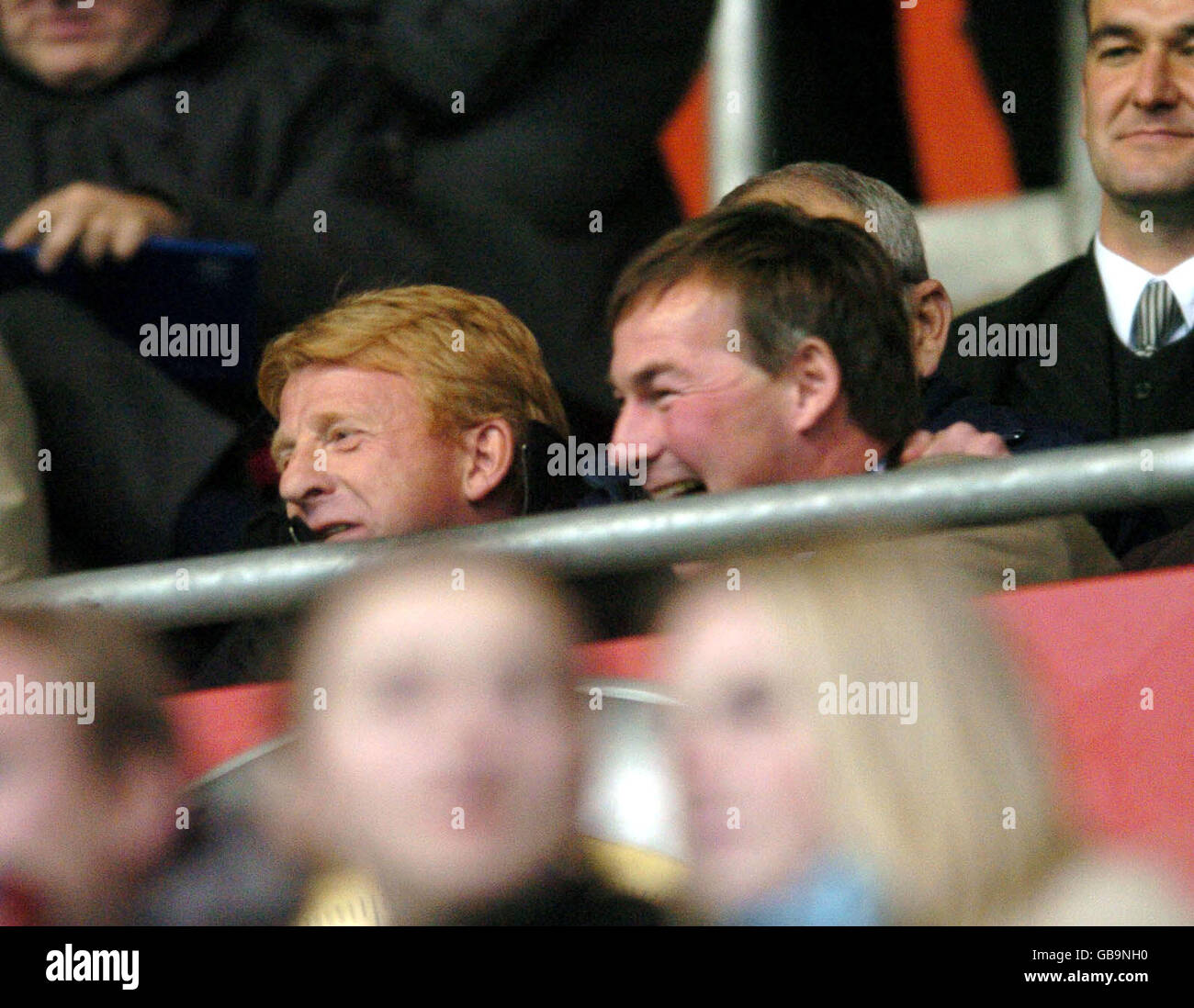 Southampton's manager Gordon Strachan and chairman Rupert Lowe Stock ...