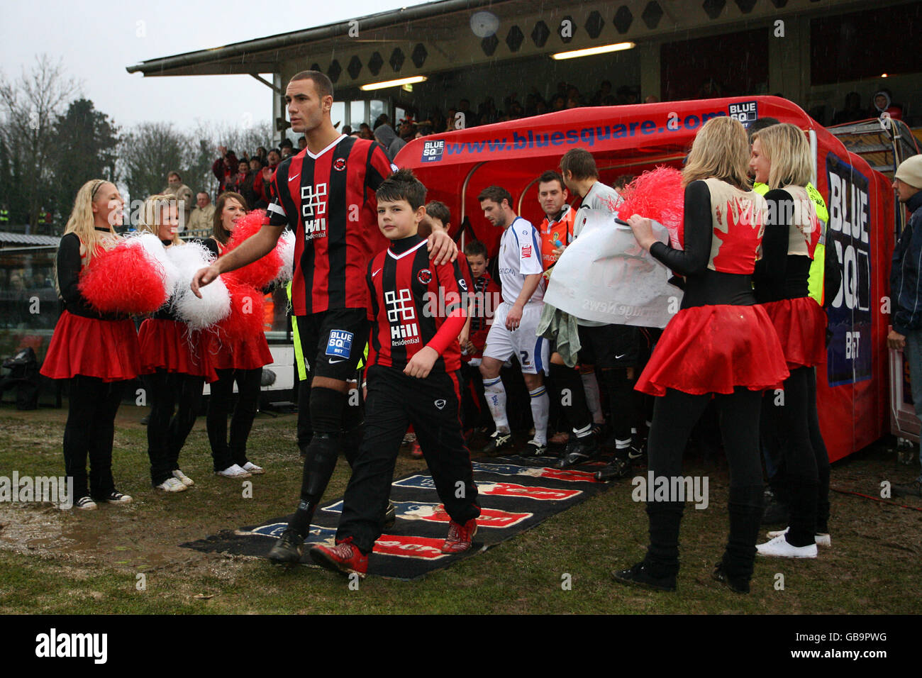 Histon's Captain Mathew Mitchell-King makes his way from the tunnel, on ...