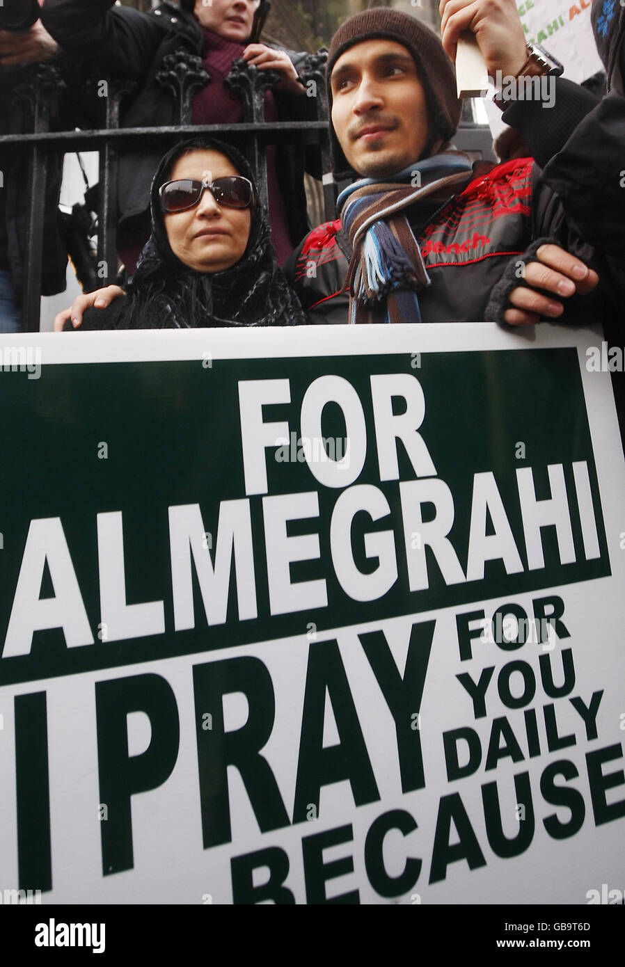 Miscarriage of Justice vigil Stock Photo - Alamy