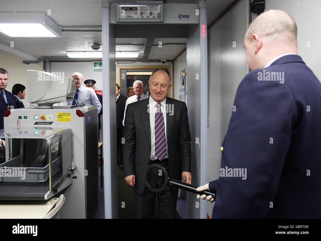 Justice Minister Dermot Ahern visited Wheatfield Prison in Dublin to ...