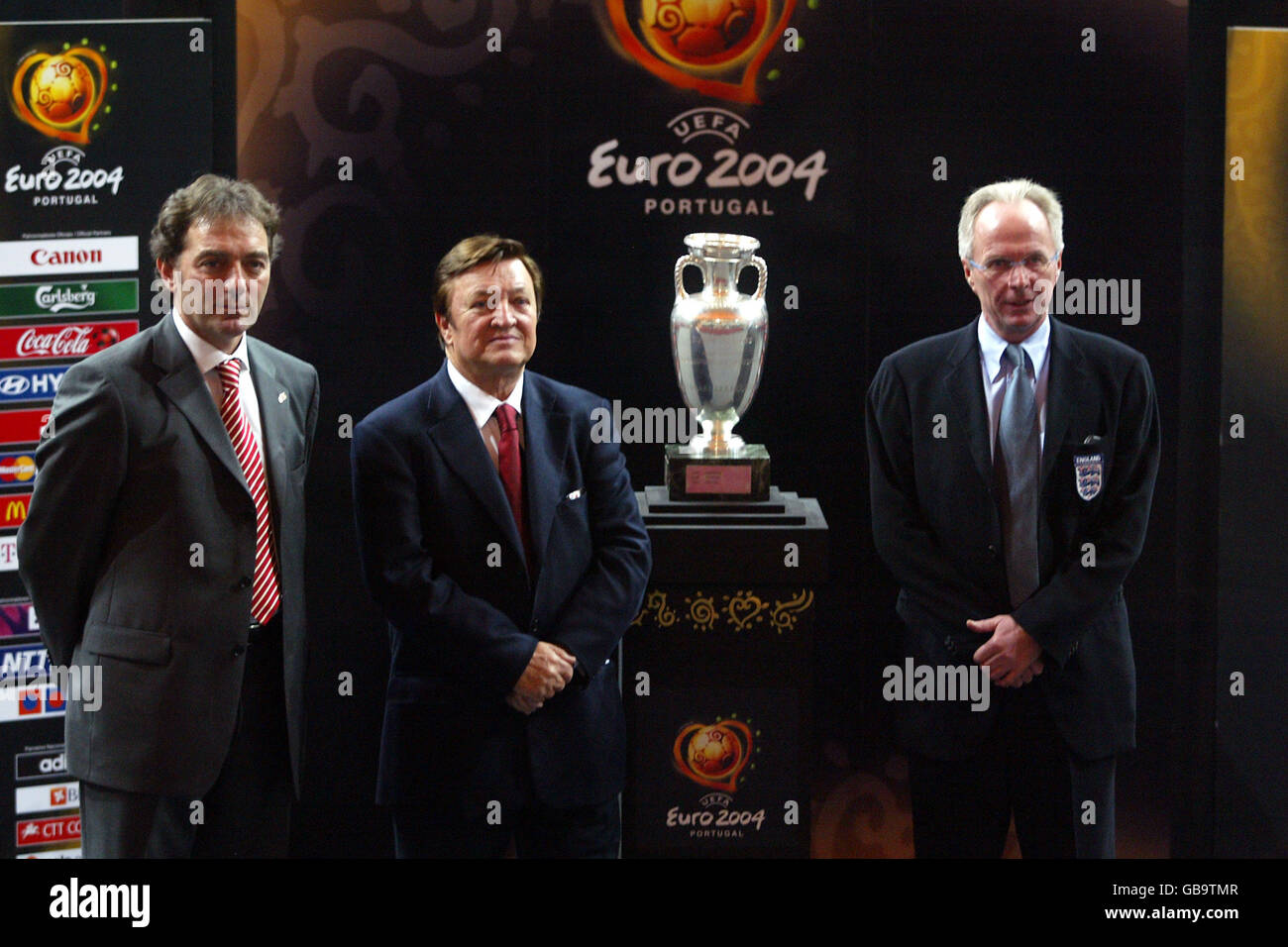 Soccer european championships 2004 finals draw lisbon hi-res stock ...