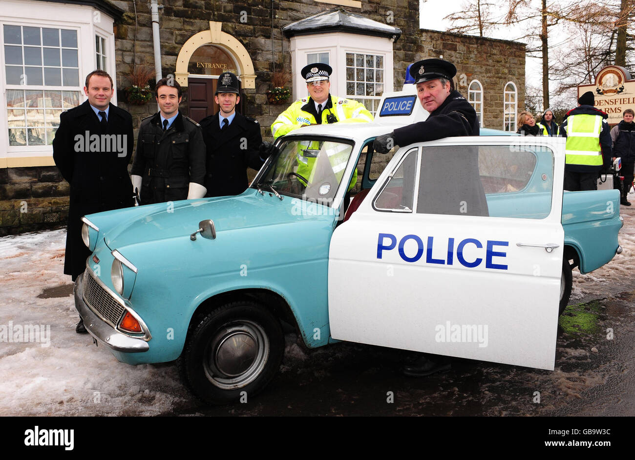 North Yorkshire Police on Heartbeat set Stock Photo - Alamy