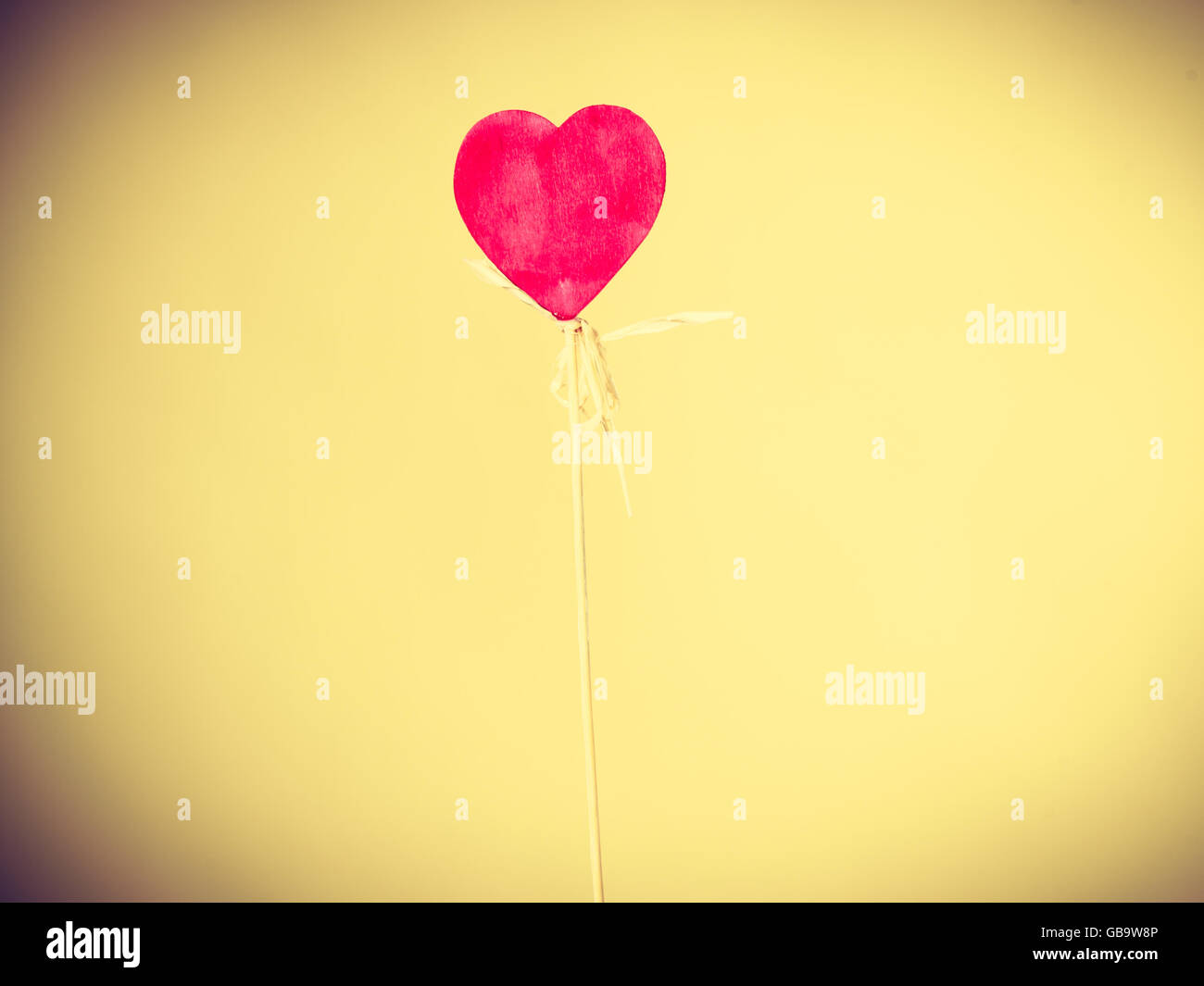 Symbolism feelings valentines romance nobody concept. Lonely heart on ...