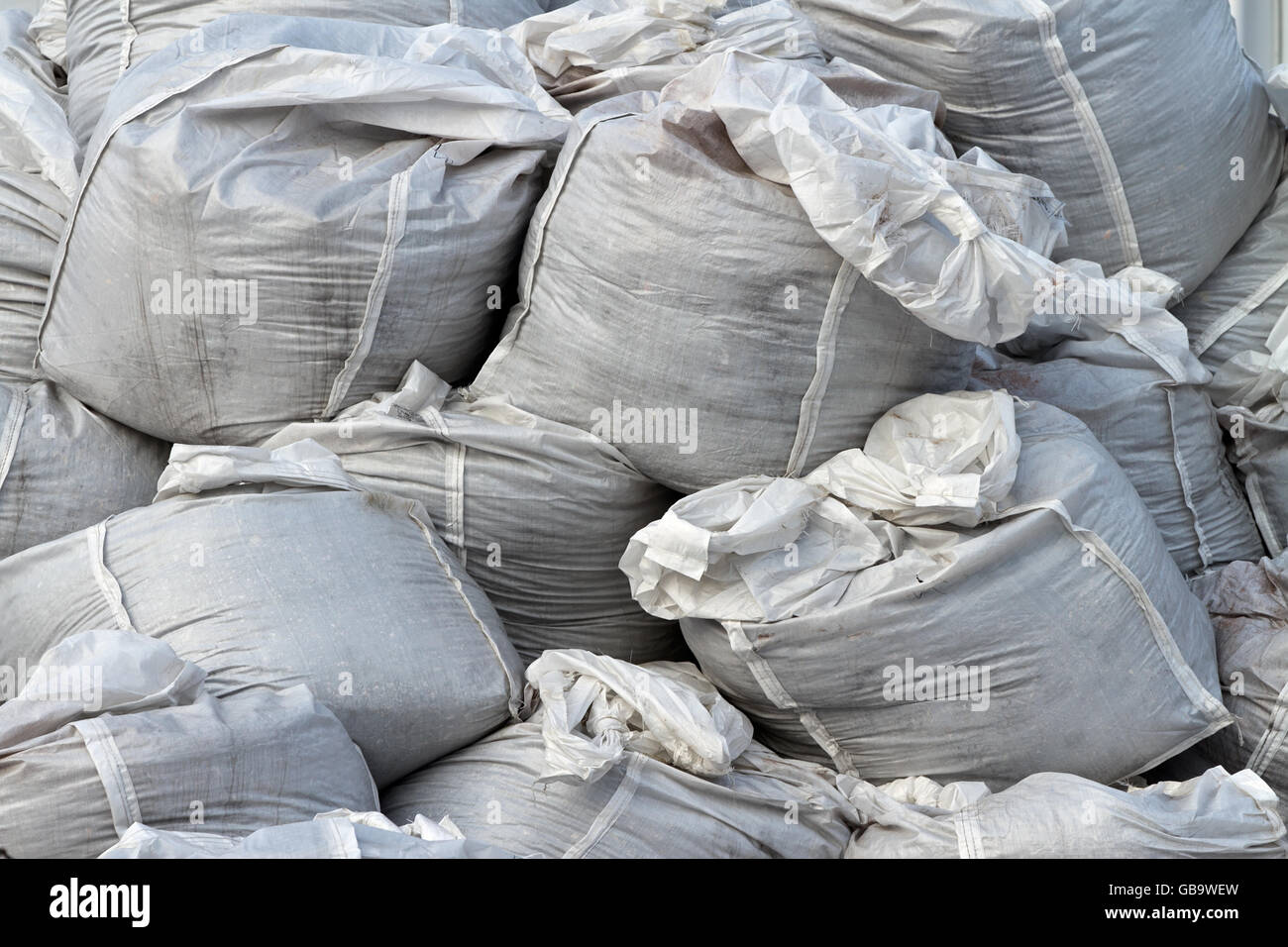 Garbage in bags Stock Photo - Alamy