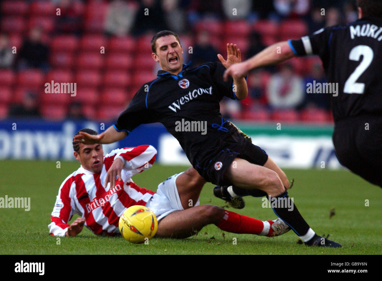 Stoke citys darel russell hi-res stock photography and images - Alamy