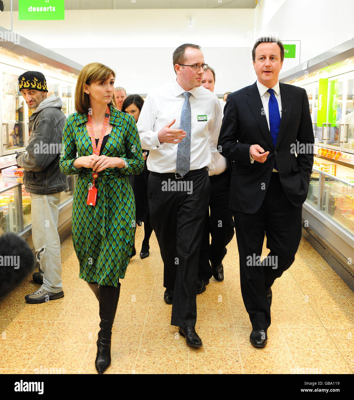 Asda staff members during hi-res stock photography and images - Alamy