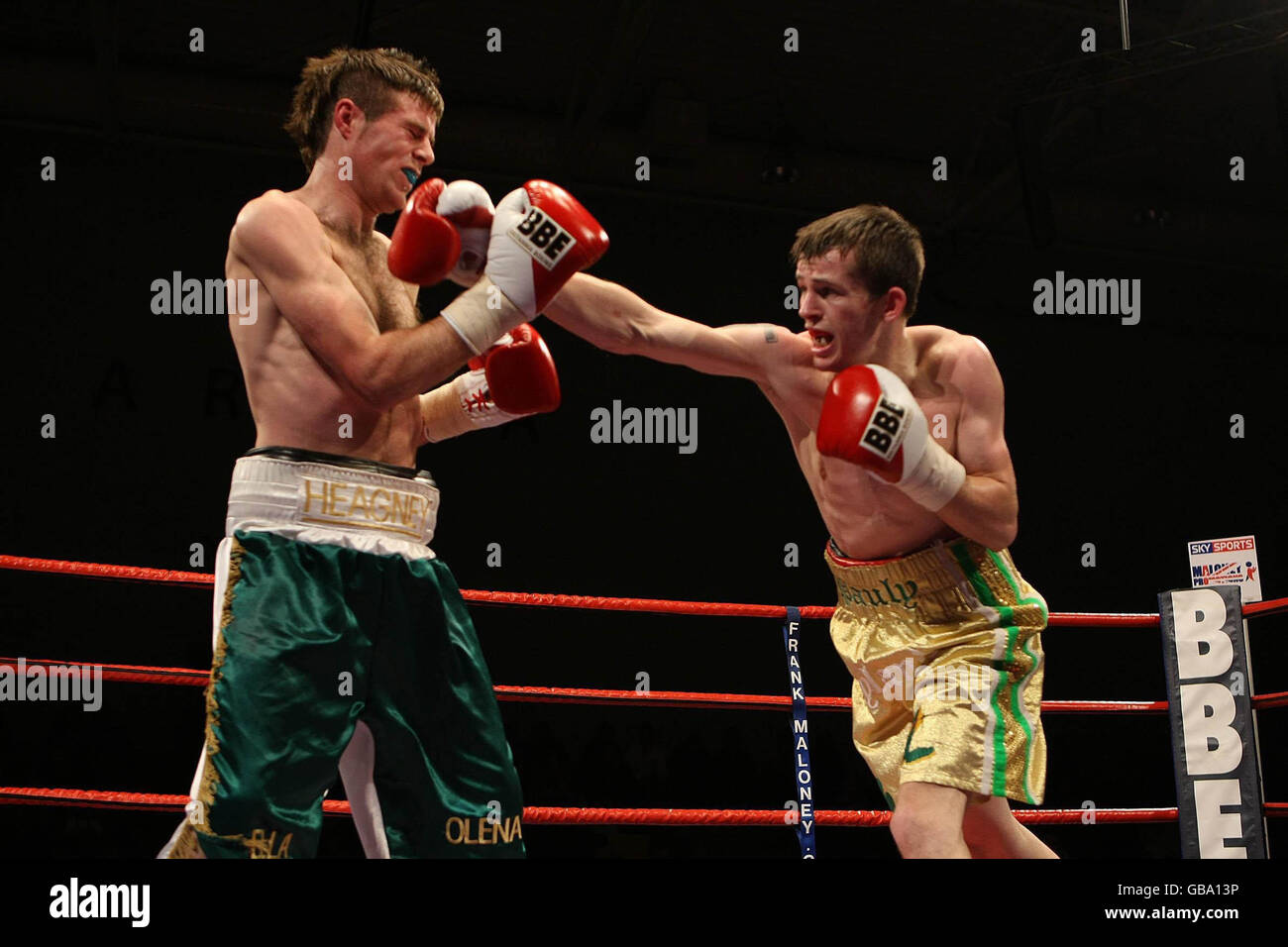 Boxing - Paul Hyland v Eugene Heagney - Dublin City University Stock ...
