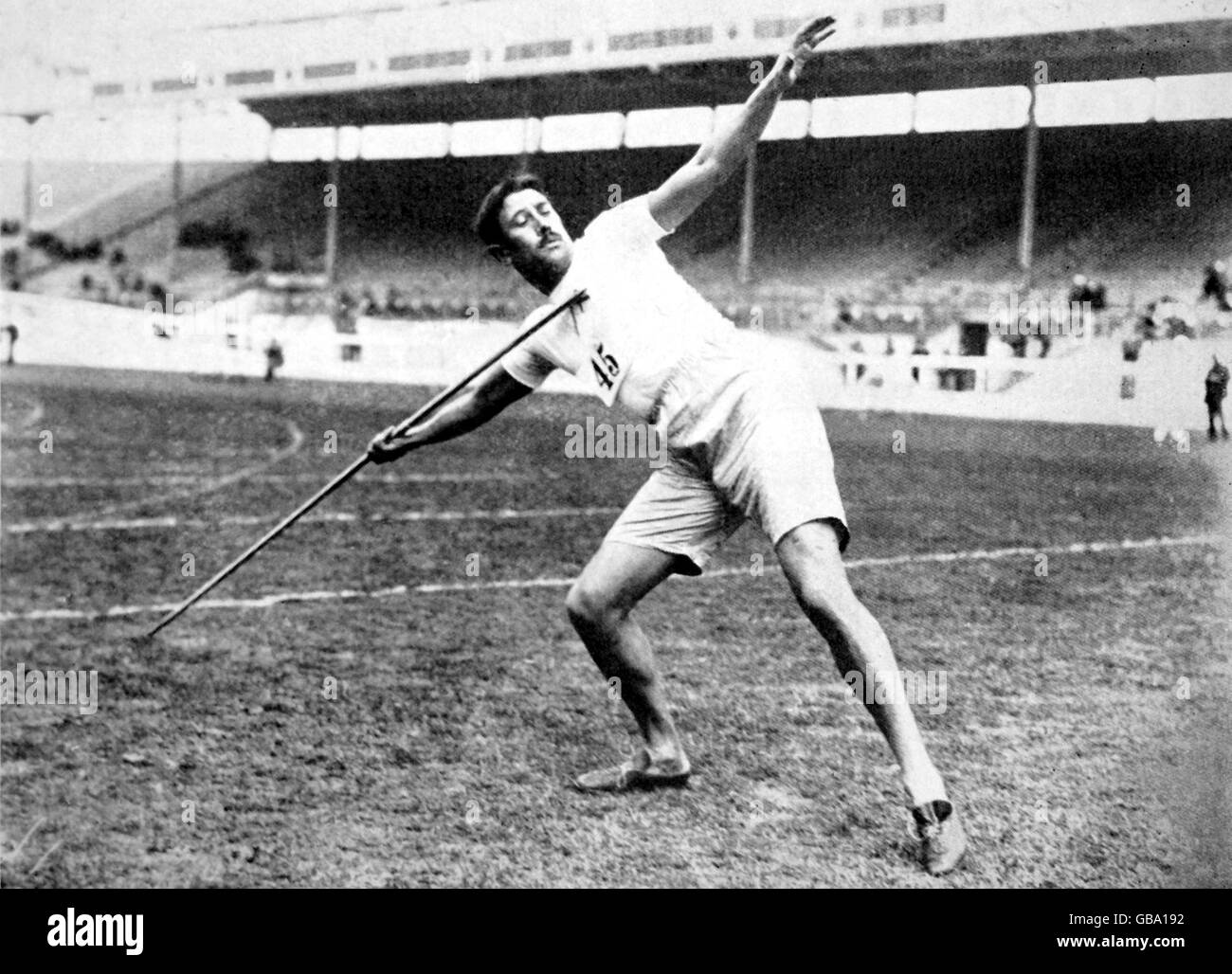 Winner of the gold in the javelin and freestyle javelin hi-res stock ...