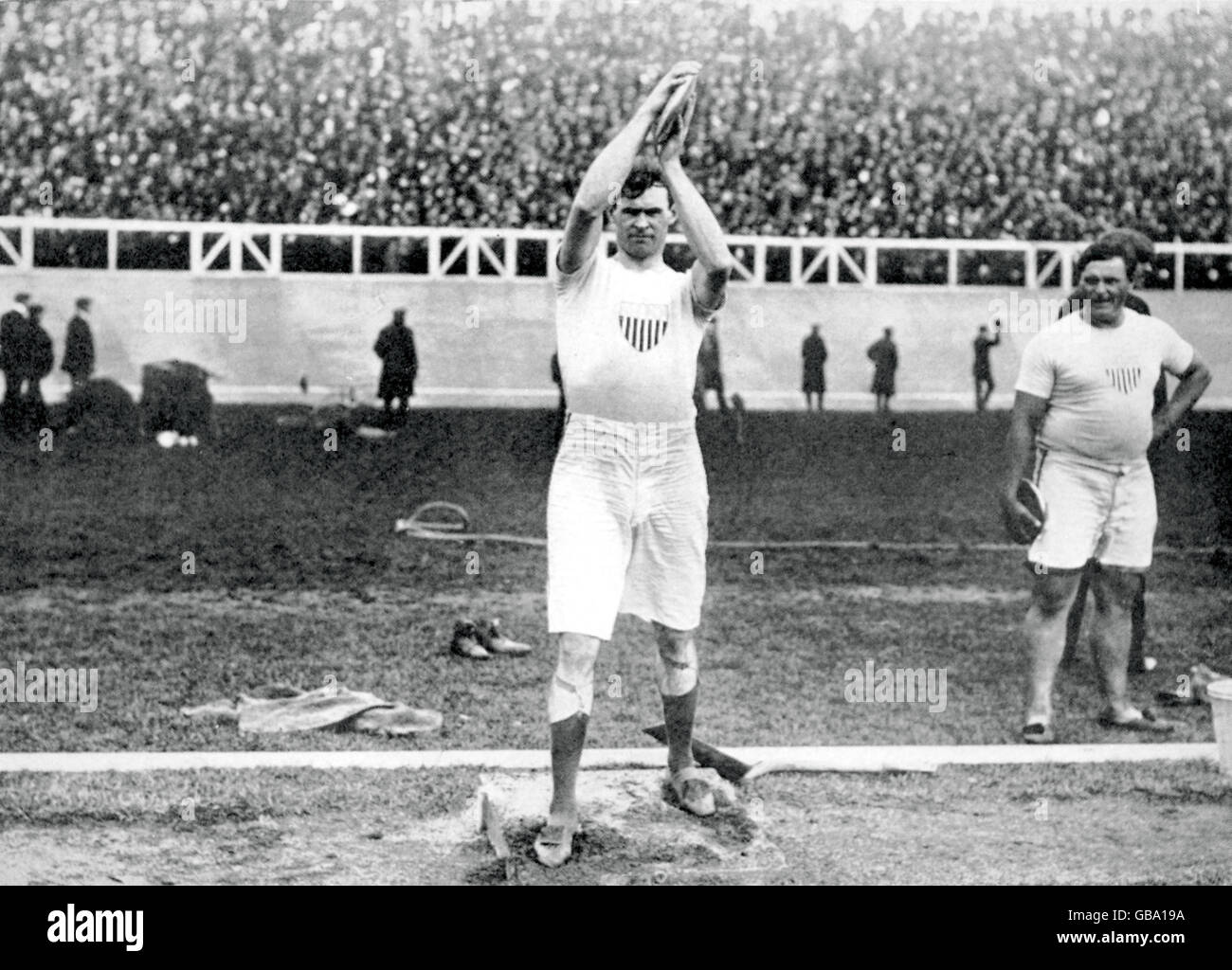 Athletics - London Olympic Games 1908 - Men's Discus Stock Photo - Alamy